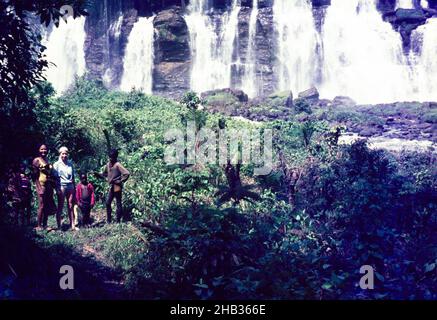 Chute d'eau de Chutes de Boali, République centrafricaine, Afrique ...