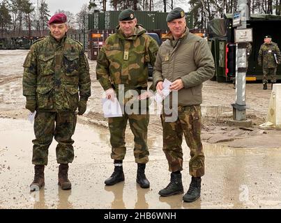 Le major général de l’armée norvégienne Lars S. Lervik, chef de l’armée ...