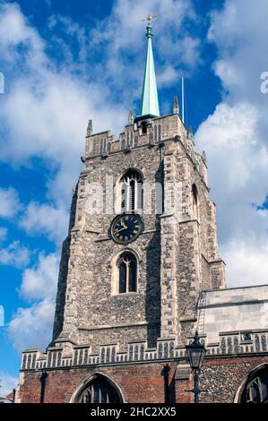 Cathédrale de Chelmsford, Essex, Royaume-Uni par un matin d'automne ...