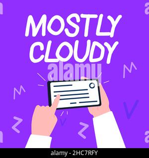 Légende de texte présentant principalement des nuages. Photo ...