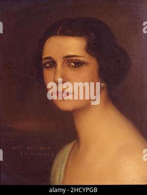 'Retrato de la actriz María Caballé' de Julio Romero de Torres est un ...