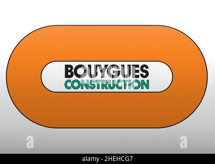 Logo Bouygues Construction Photo Stock - Alamy