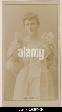 Cora Strong, de la série Actresses (N245) publiée par Kinney Brothers ...
