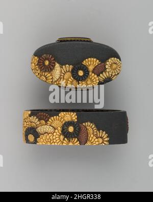 SWORD-Hilt Collar and pommel (Fuchigashira) fin 18th–début 19th siècle ...