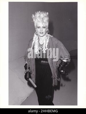 80's Band The Thompson Twins image prise de Joe Leeway vers 1985.Crédit ...