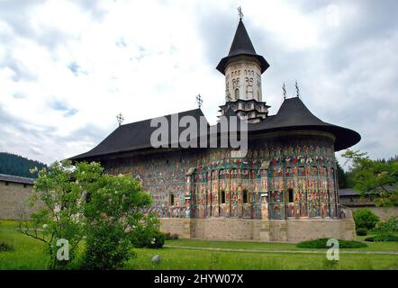 Monastère de Sucevitsa, comté de Suceava, Moldavie, Roumanie : une des ...