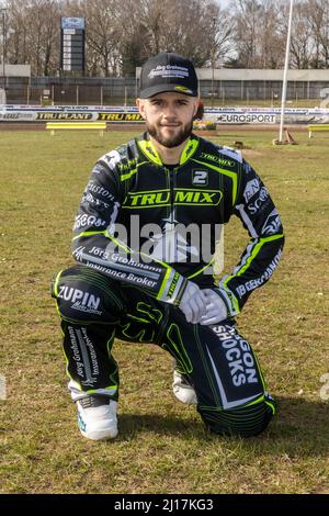 Erik Riss. Ipswich Witches speedway pratique. 22 mars 2022 Photo Stock ...