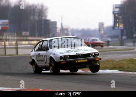 Anna Cambiaghi (ITA) Lella Lombardi (ITA) Alfa Romeo Alfetta GTV6 Div2 ...
