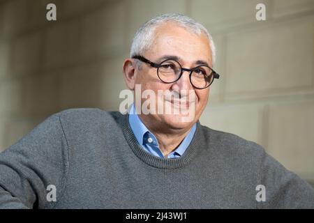L'avocat Me Gerard Chemla pose au palais de justice, le 31 mars 2022 à ...