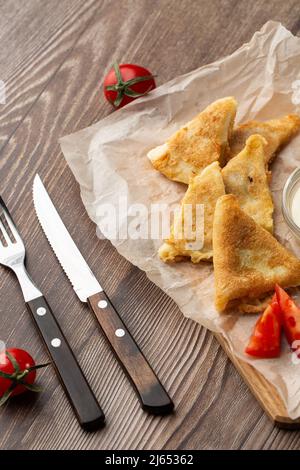 Crêpes salées farcies à la bolognaise, farcis à l'ail au poivre de bœuf ...