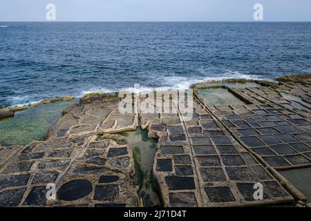 Zonqor point moules de sel à Marsaskala qui sont considérés à ce jour ...