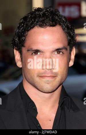 LOS ANGELES - JUL 23 : Reece Ritchie, Ian McShane, Dwayne Johnson ...