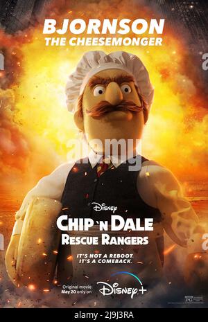 CHIP 'N' DALE: RESCUE RANGERS, affiche du personnage américain, Bob ...