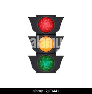 Icônes représentant des signaux de circulation horizontaux typiques ...