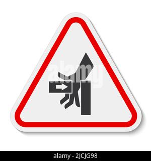 Force de compression de la main à partir de la gauche symbole signe ...