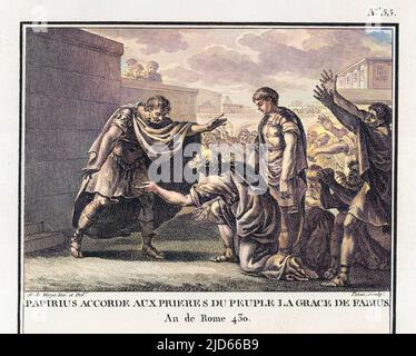 Le général romain Quintus Fabius Maximus Cunctator (le Doubter) fait ...