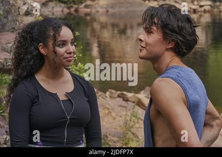 LE LAC, de gauche à droite : Madison Shamoun, Jhaleil Swaby, (saison 2 ...