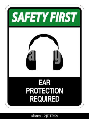 Panneau de sécurité pour la première protection des oreilles ...