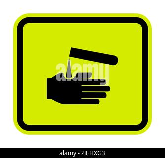 Attention : symbole de symbole de symbole d'isolation sur fond blanc ...