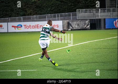 Tapiwa MUFARA lors de la coupe d'Afrique de Rugby 2022, coupe du monde ...