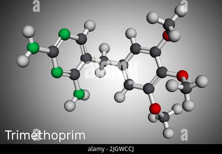 Triméthoprime, molécule de TMP. Il est antifolate antibiotique utilisé ...