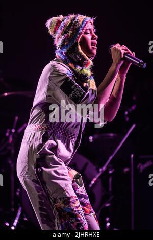 Oakland, Californie. 19 juillet 2022, mitrailleuse Kelly se produit ...