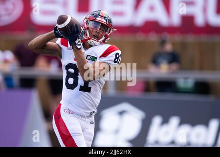 Tyson Philpot, grand receveur des Alouettes de Montréal (81), célèbre ...