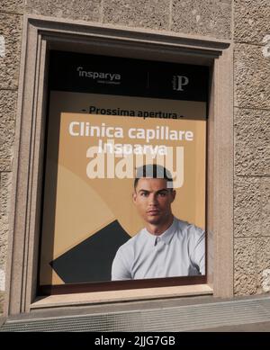 Milan, Italie. 26th juillet 2022. Milan, Italie Cristiano Ronaldo et le directeur Paolo Ramos ...