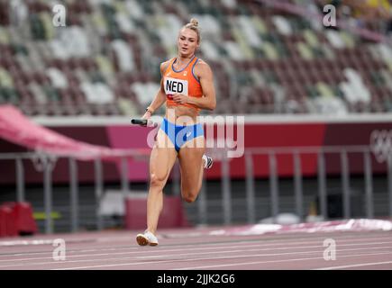 Lieke Klaver participe au relais de 4 x 400 mètres aux Jeux Olympiques ...