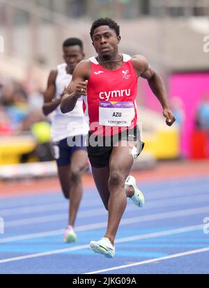 Pays de Galles Jeremiah Azu participe à la partie 1 de la série hommes ...