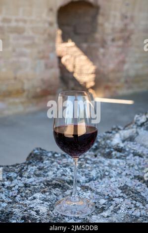 Visite des vins avec dégustation de vin sec rouge et ruines du château ...