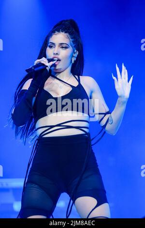 Mabel (Mabel Alabama-Pearl McVey) se produit pendant la Somerset House Summer Series 2022 qui s ...