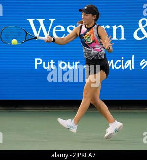18 août 2022: Jessica Pegula (Etats-Unis) a battu Emma Raducanu (GBR) 7 ...