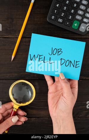 Affiche affichant l'emploi parfait, mot pour un emploi qui vous apporte ...