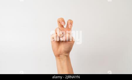 langage des signes des sourds et muets, expression - je vous aime Photo ...