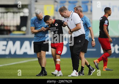 Rotterdam - Marouan Azarkan de SBV Excelsior pendant le match entre ...
