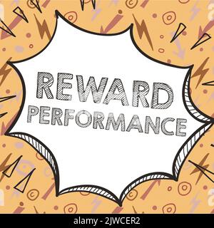 Panneau affichant la performance de la récompenseAppréciation ...