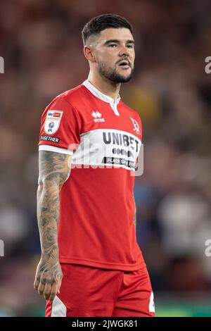 Middlesbrough, Royaume-Uni. 05th septembre 2022. Matthew Hoppe #13 de ...
