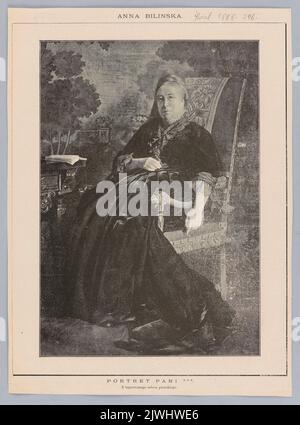 Reproduction d'un tableau: Bilińska-Bohdanowicz, Anna (1857-1893), Adam ...