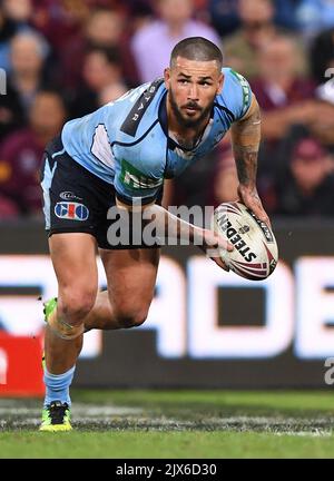 Nathan Peats of the NSW Blues lors du match 1 de la série State of ...
