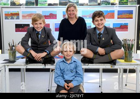 Sydney Grammar Edgecliff Preparatory School Students (L-R) Savvas ...