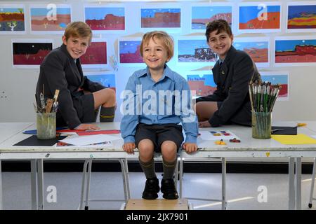 Sydney Grammar Edgecliff Preparatory School Students (L-R) Savvas ...