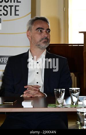 Stephan Rauhut BEI der Pressekonferenz zum 33. Schlesischen Musikfest ...
