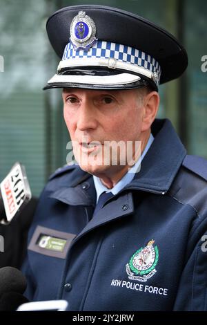 Le surintendant de la police de Nouvelle-Galles du Sud, Brad Hodder ...