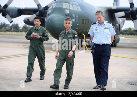 Le Commodore aérien de la RAAF Carl Newman pose pour une photographie ...