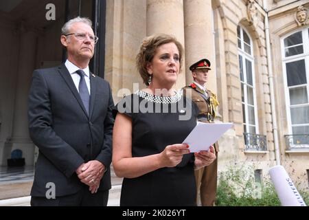 Paris, France, 09/09/2022, l'ambassadeur britannique en France Menna ...