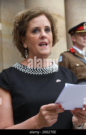 Paris, France, 09/09/2022, L'ambassadeur britannique en France Menna ...