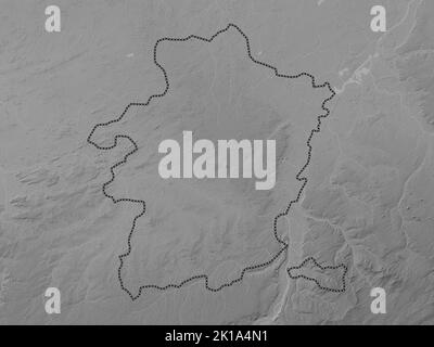 Limbourg, province de Belgique. Carte d'altitude colorée en style wiki ...