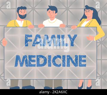 Inspiration montrant le signe médecine familiale, Aperçu des affaires ...