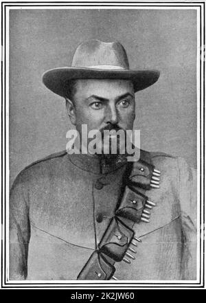 Louis Botha (1862-1919) soldat et homme d'État sud-africain. Commandant ...